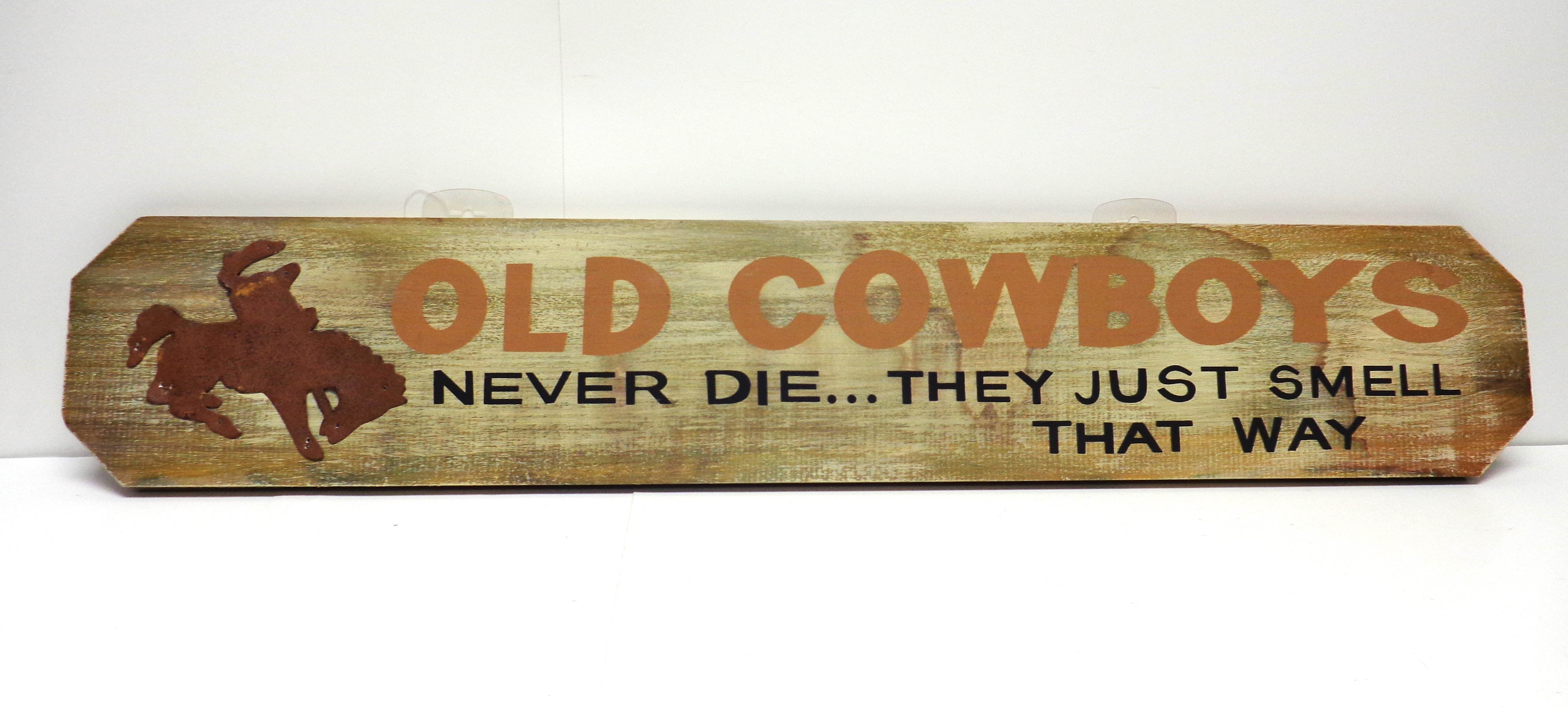 Trinx Old Cowboys Plaque | Wayfair