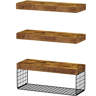 17 Stories Nickoy 3 Piece Floating Shelf | Wayfair