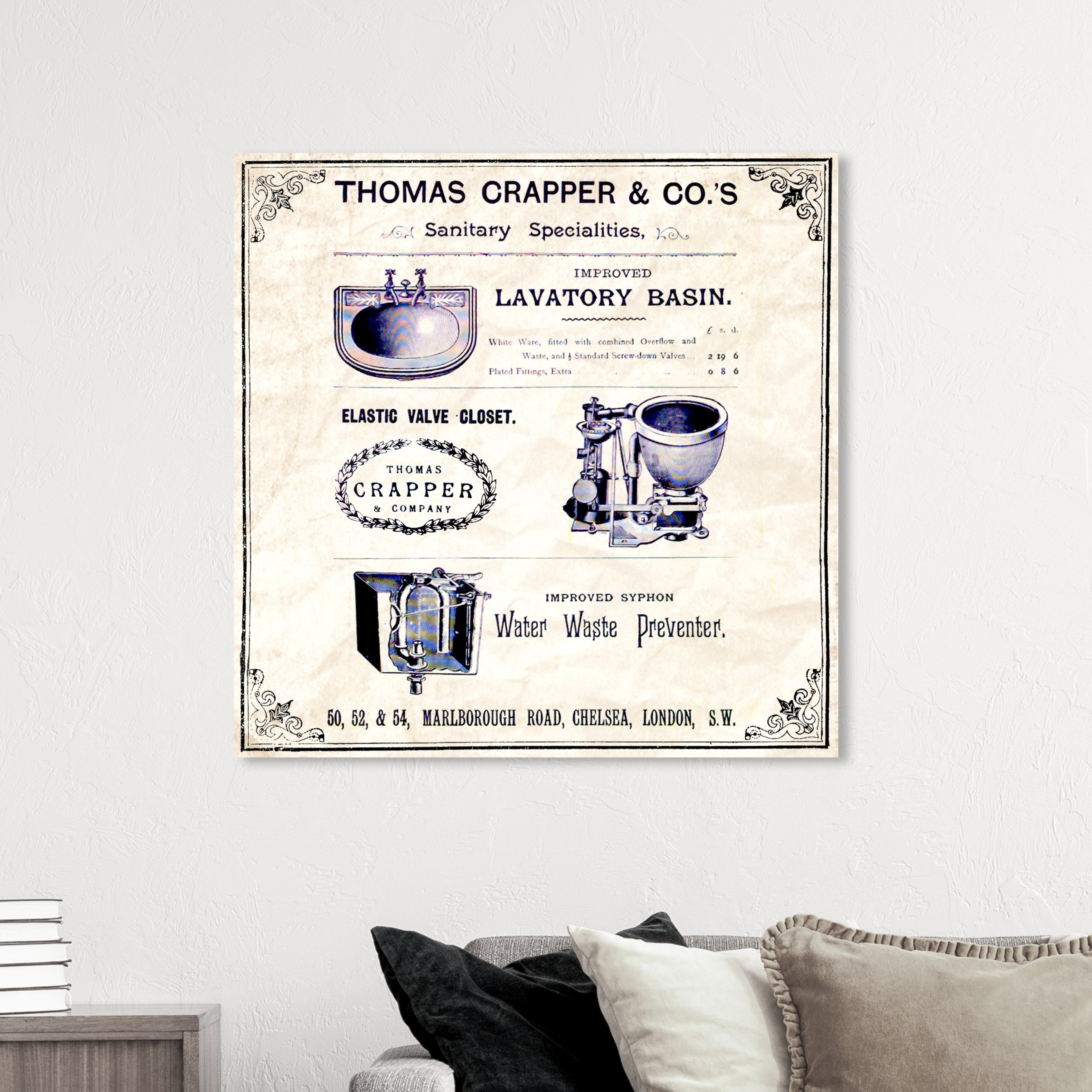 House of Hampton 'Thomas Crapper Inventor of the Toilet' Graphic Art on ...