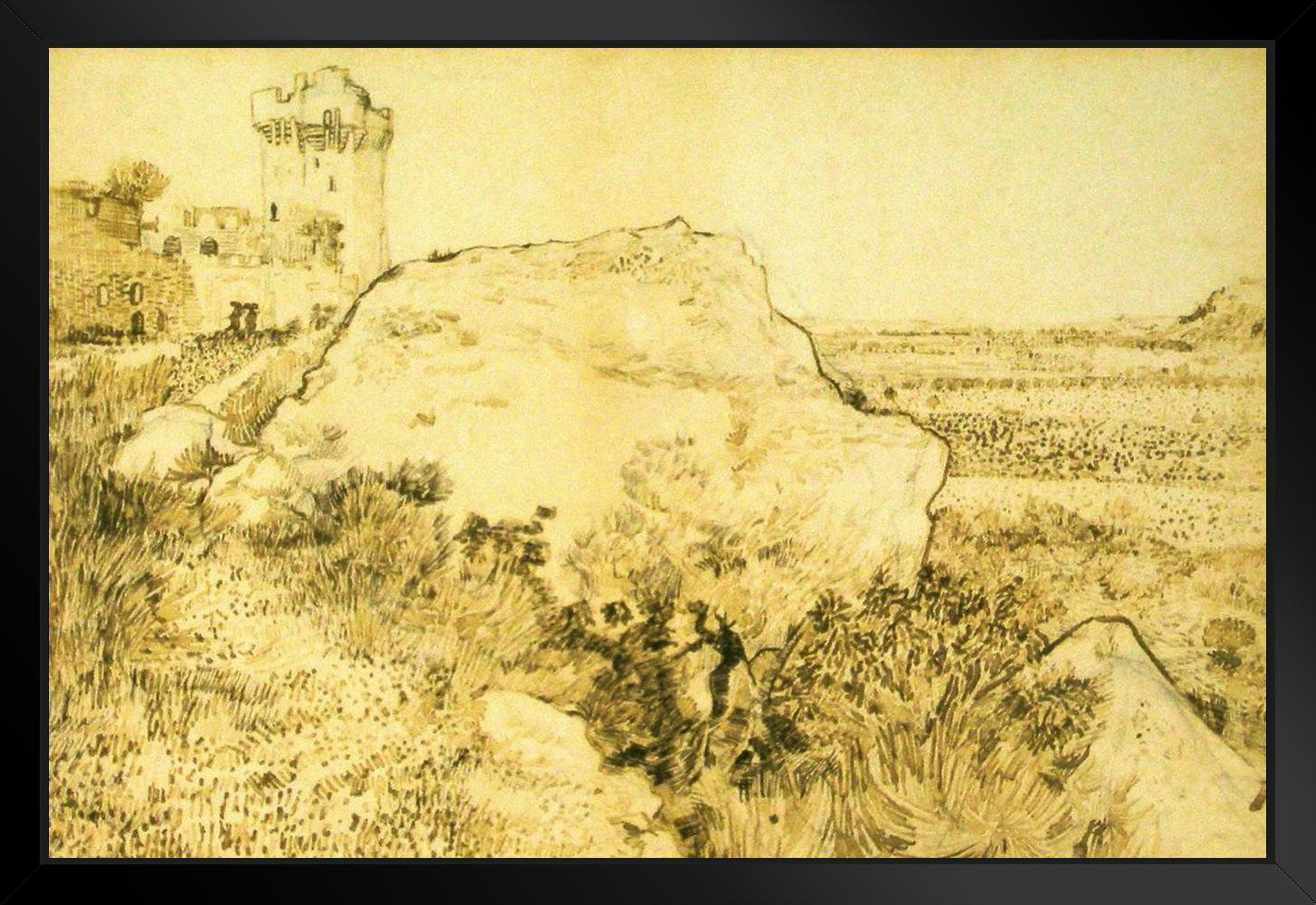 Vault W Artwork " Vincent Van Gogh Vincent Van Gogh Rock And Ruins At ...