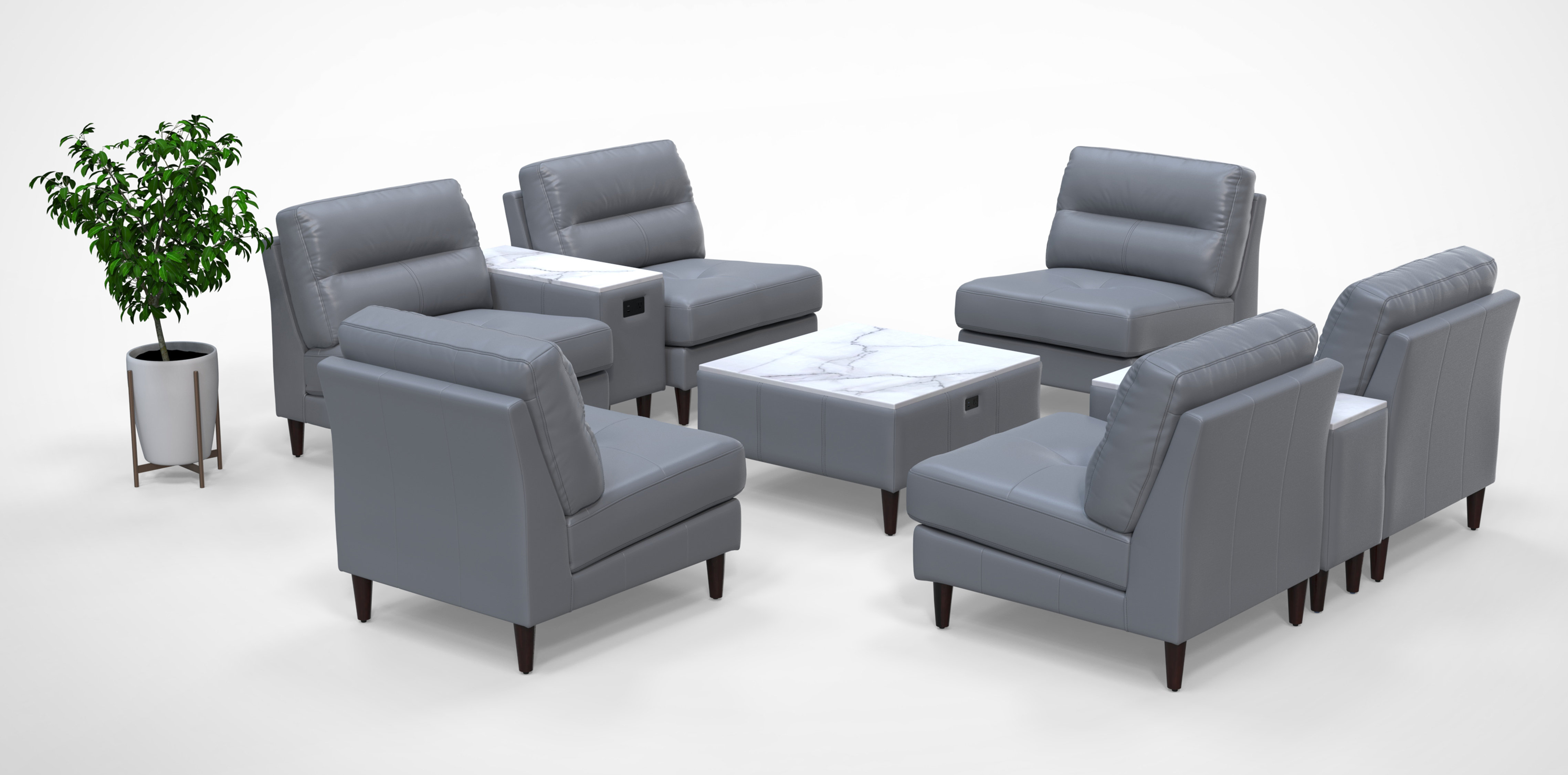 Reunion 6 Person Hospitality Booth Cafeteria Cafe Restaurant Chair Set ...