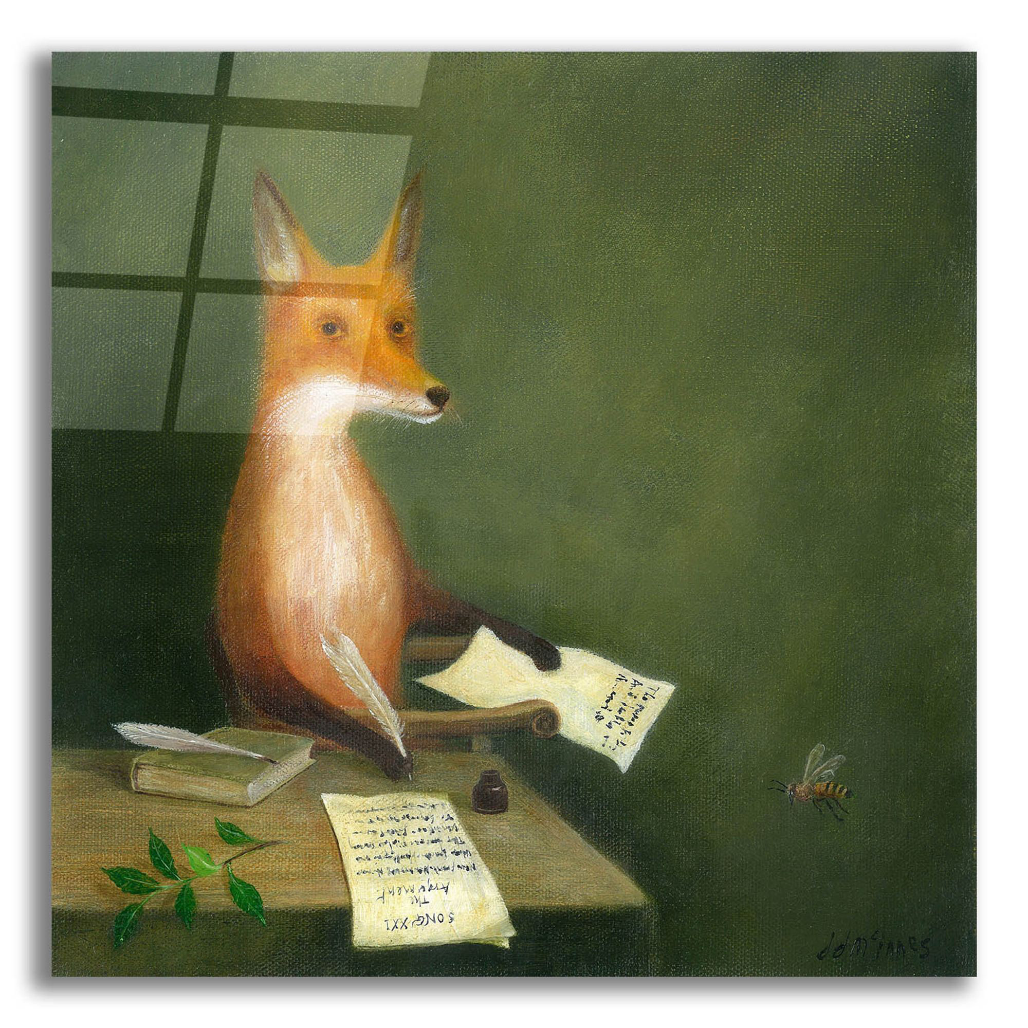 Trinx 'Michael Drayton Writing Poly Olbion' By Dd Mcinnes, Acrylic ...