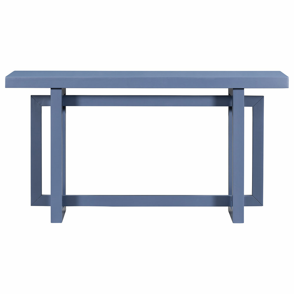 Latitude Run® Extra Long Console Table with Wood Top | Wayfair