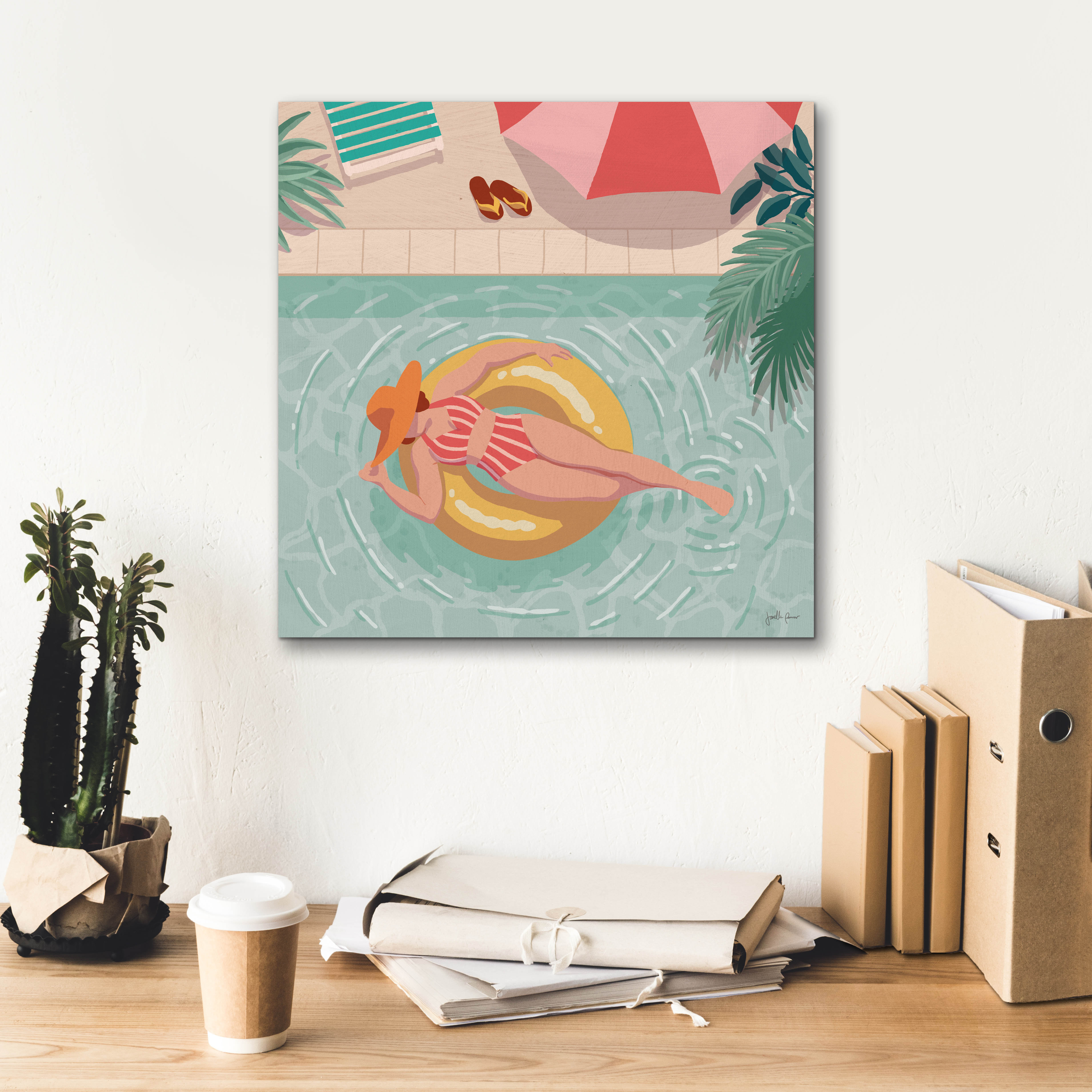 Epic Graffiti 'Beach Babes 2' by Janelle Penner Canvas Wall Art | Wayfair