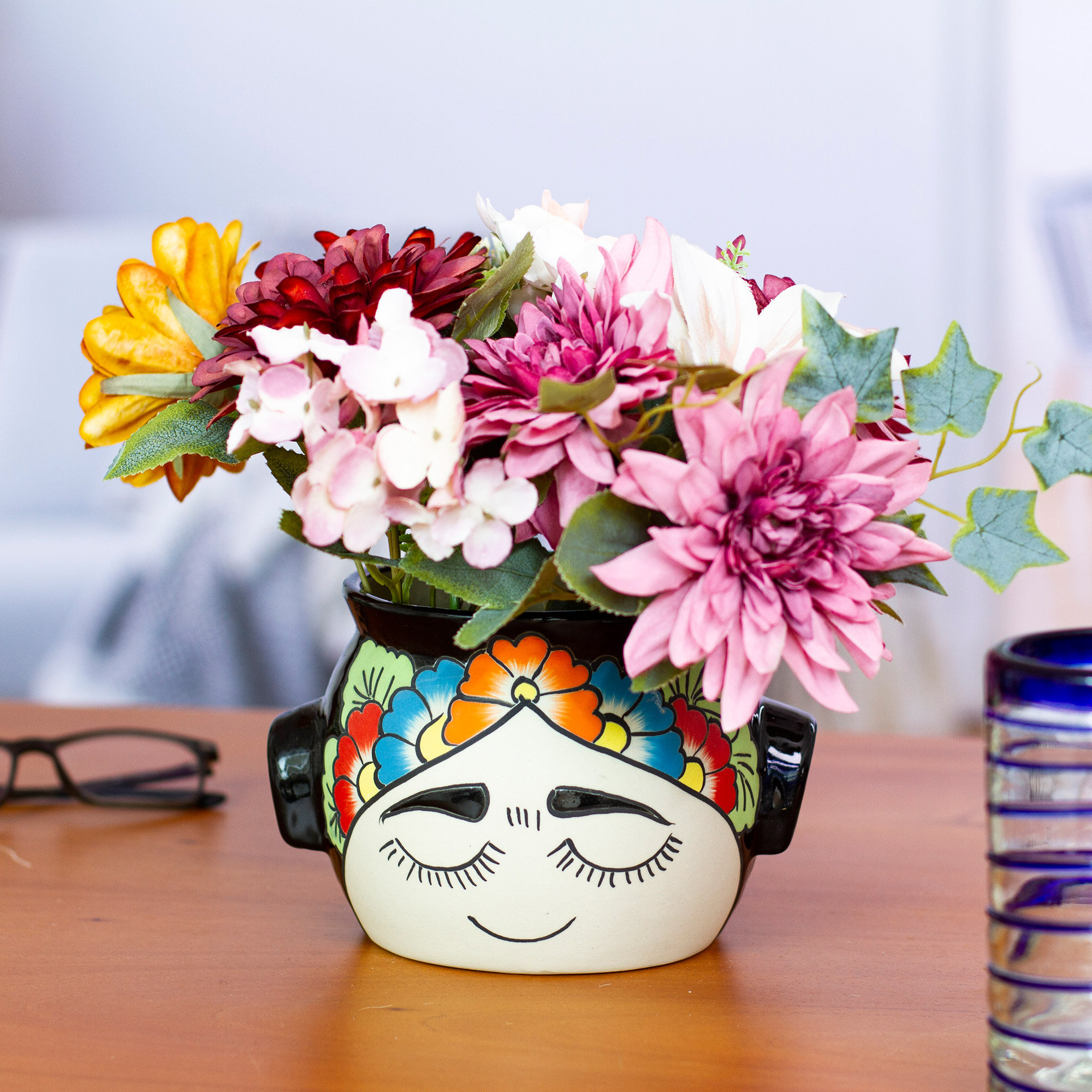 Winston Porter Handmade Natural Frida Ceramic Flower Pot - Wayfair Canada