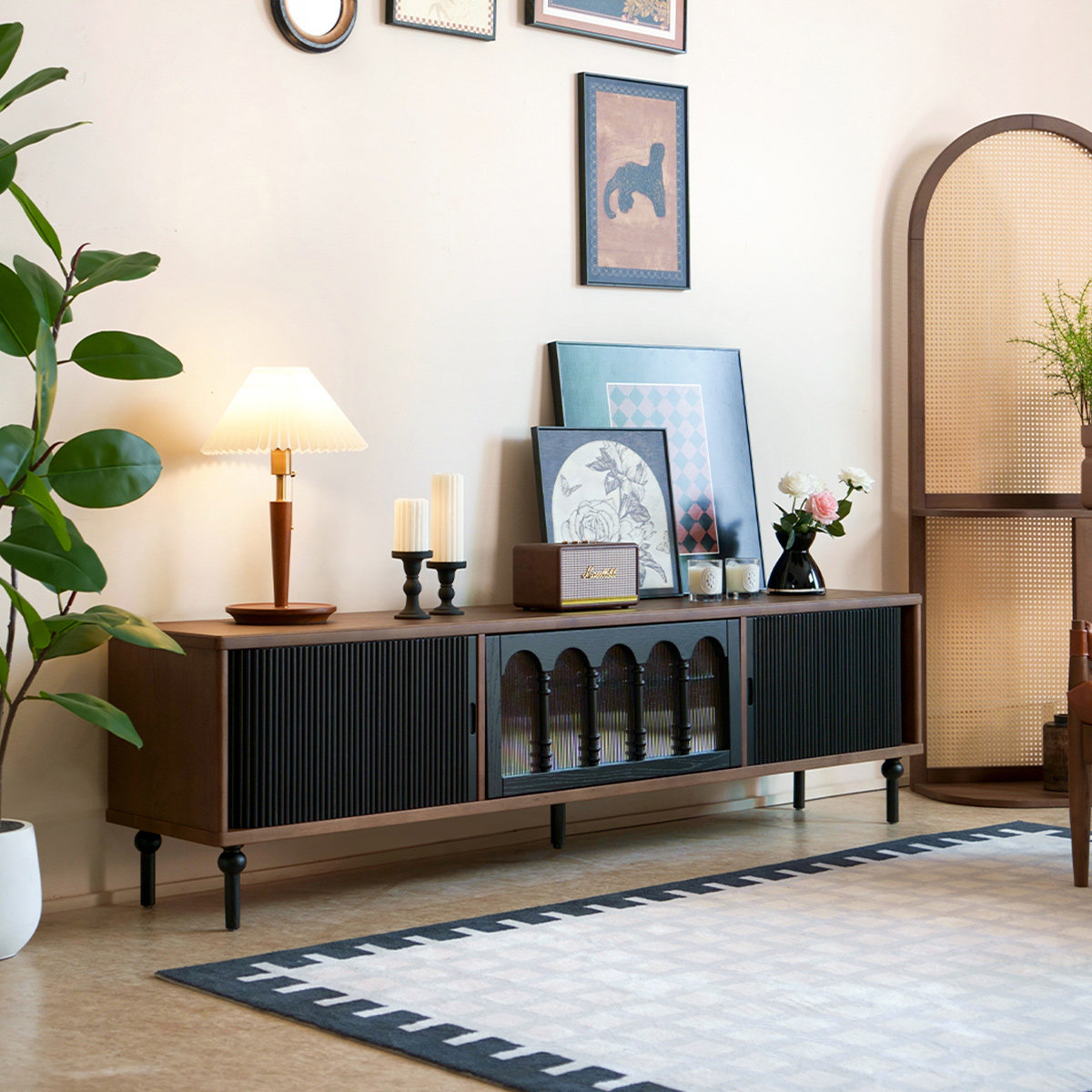 Decordreamss Picture color Solid Wood TV Stands | Wayfair