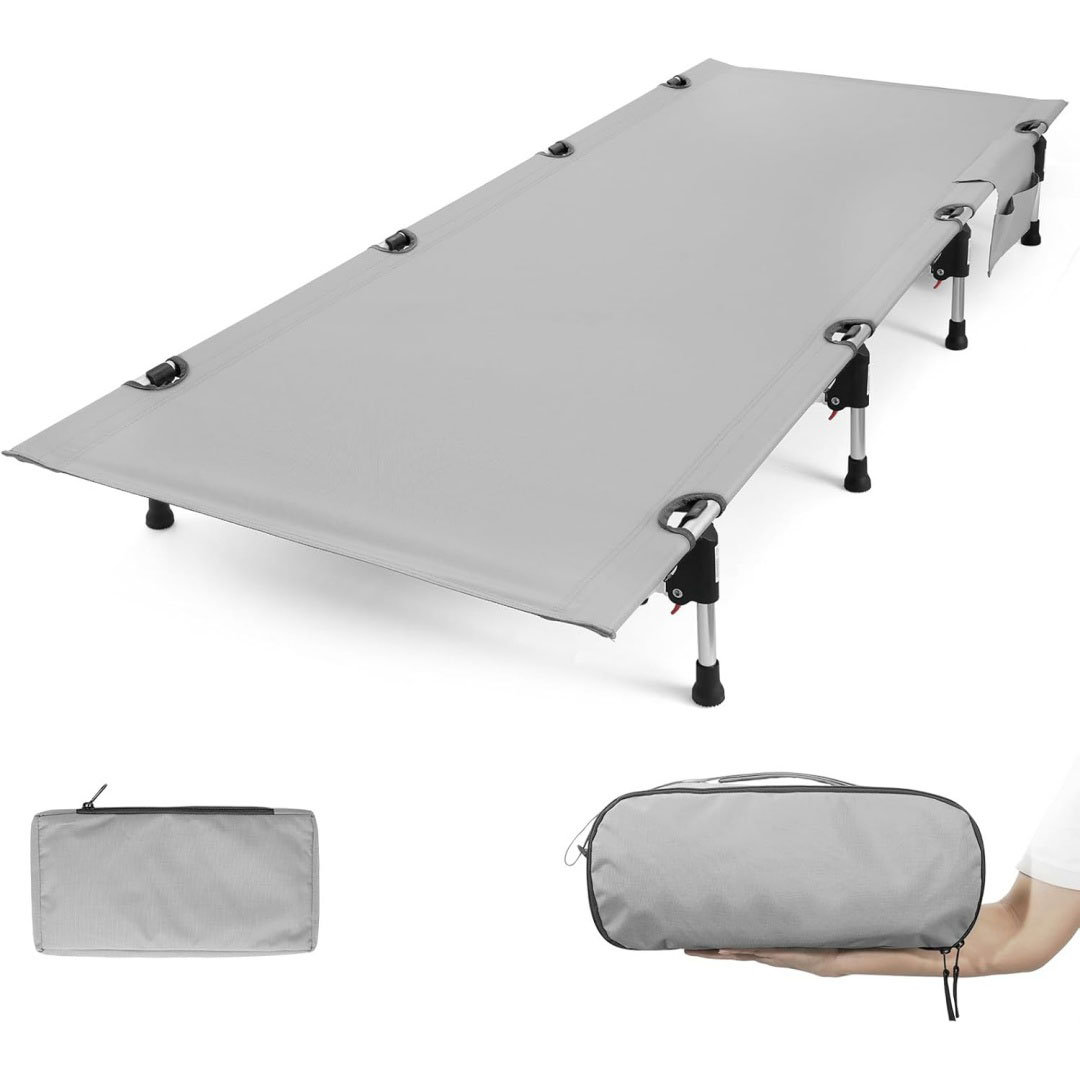 Pad Liquidators Camping Cot, Folding Cots Lever Lock Portable ...