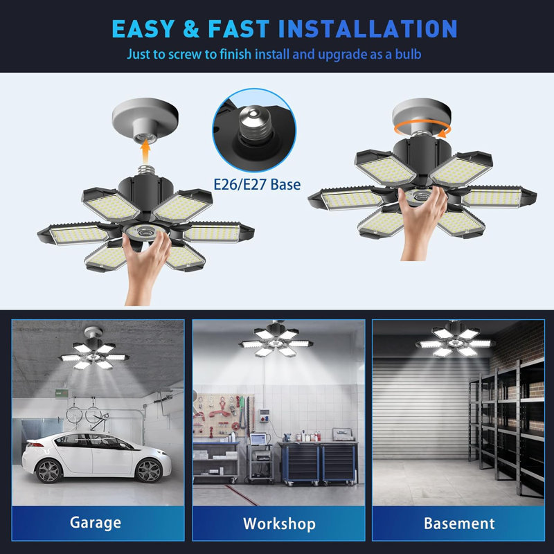 CG INTERNATIONAL TRADING Square Low Bay Ceiling Light | Wayfair