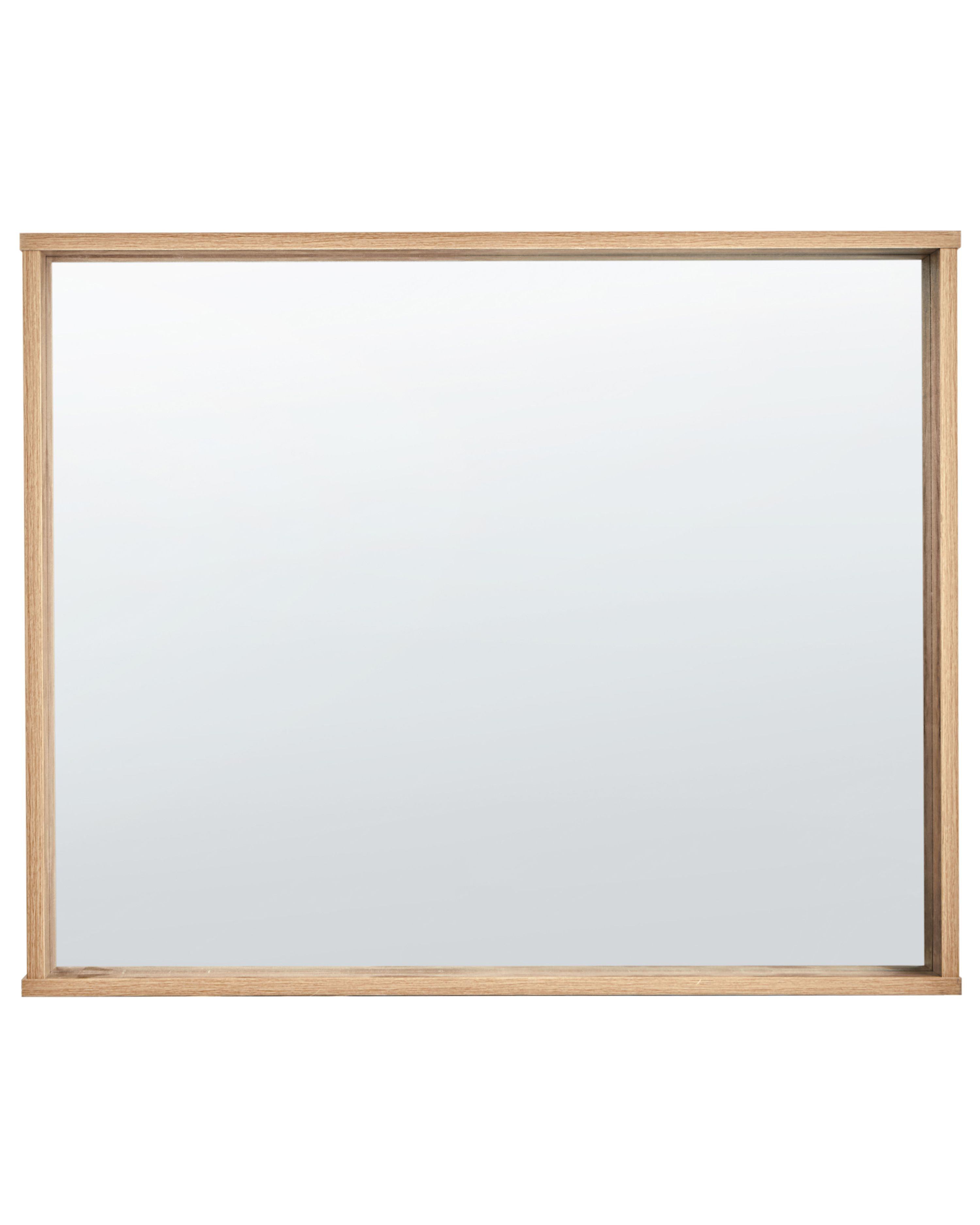 Beliani ROSELL Manufactured Wood Rectangle Mirror | Wayfair.co.uk