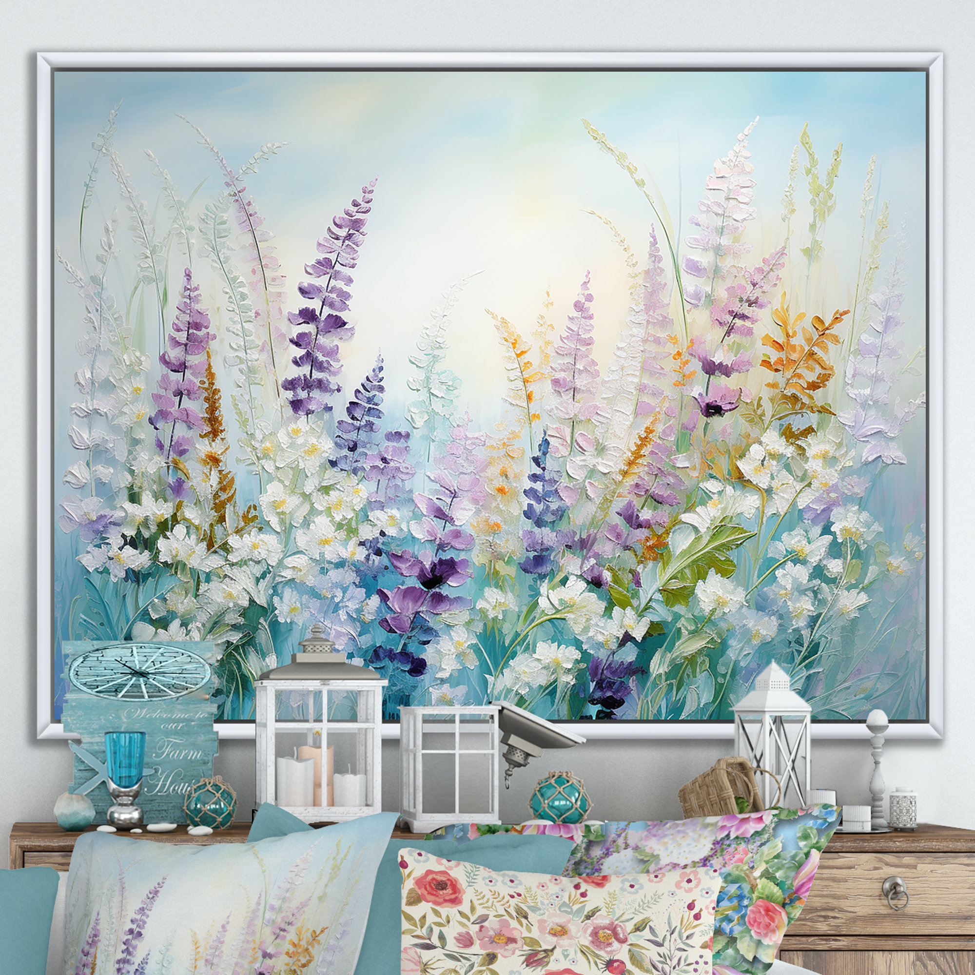 Winston Porter " Ferns In The Wild Flowers Field II " | Wayfair