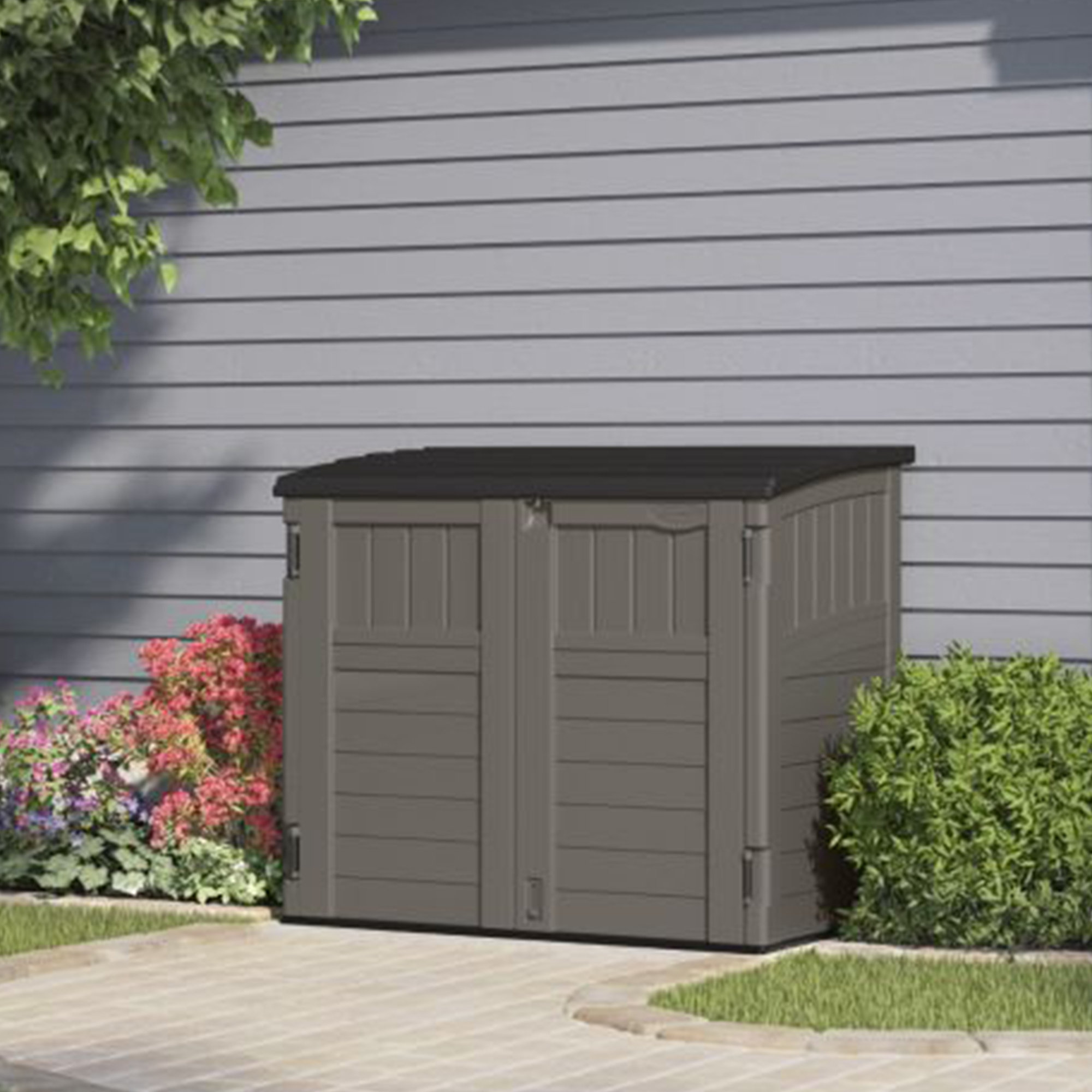 Suncast Outdoor Resin Horizontal Storage Shed & Reviews - Wayfair Canada
