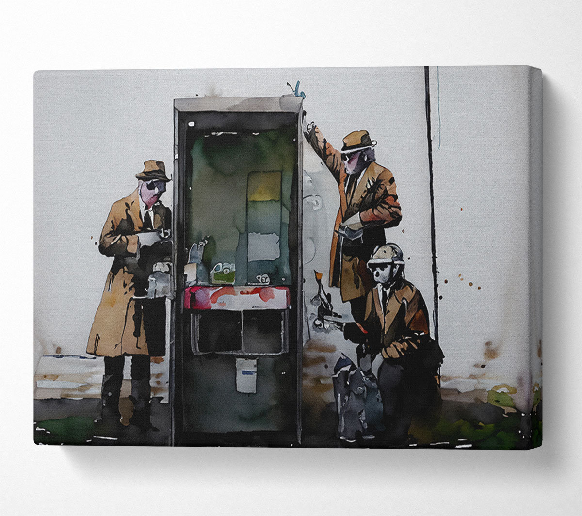 ClassicLiving Spy Booth Canvas Watercolour | Wayfair.co.uk