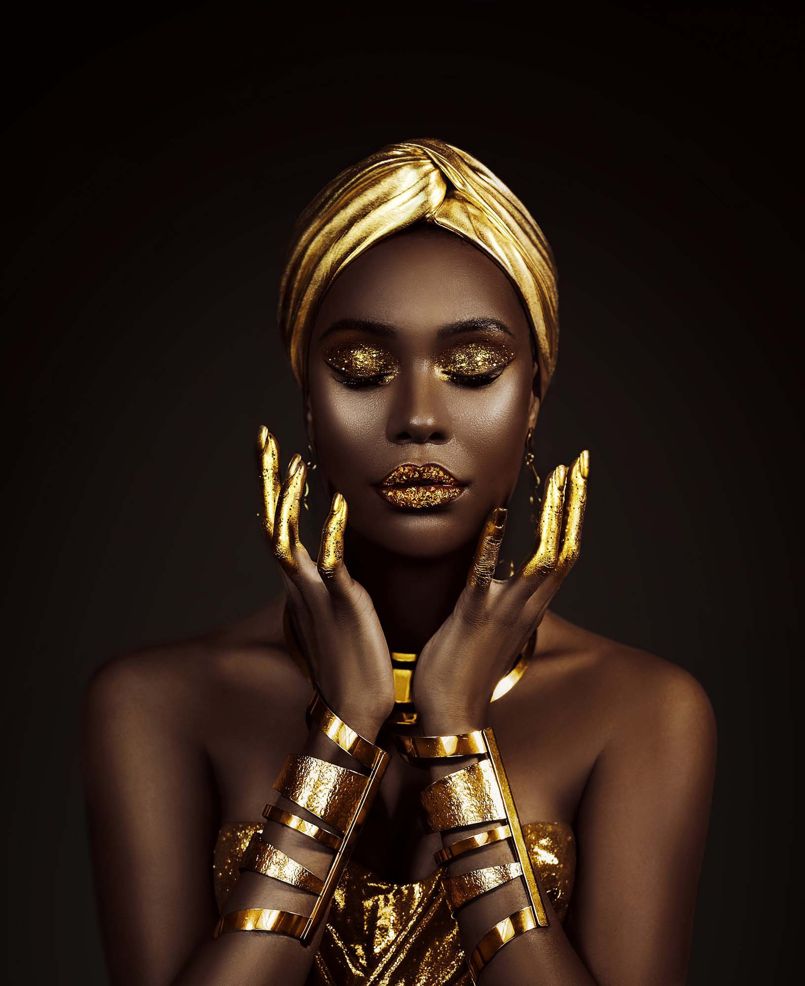Yoffi Gold Dust Woman by Yaffa G - Unframed Photograph | Wayfair