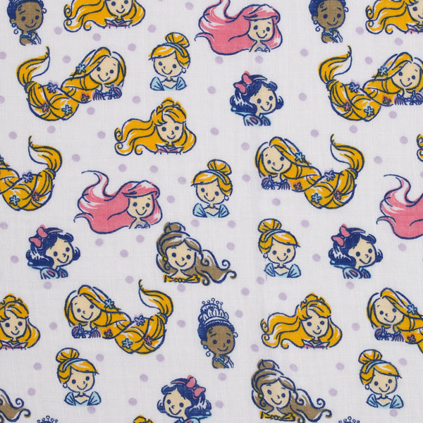 Disney NoJo Disney Princesses 3 Piece Muslin Swaddle Baby Blanket Set ...