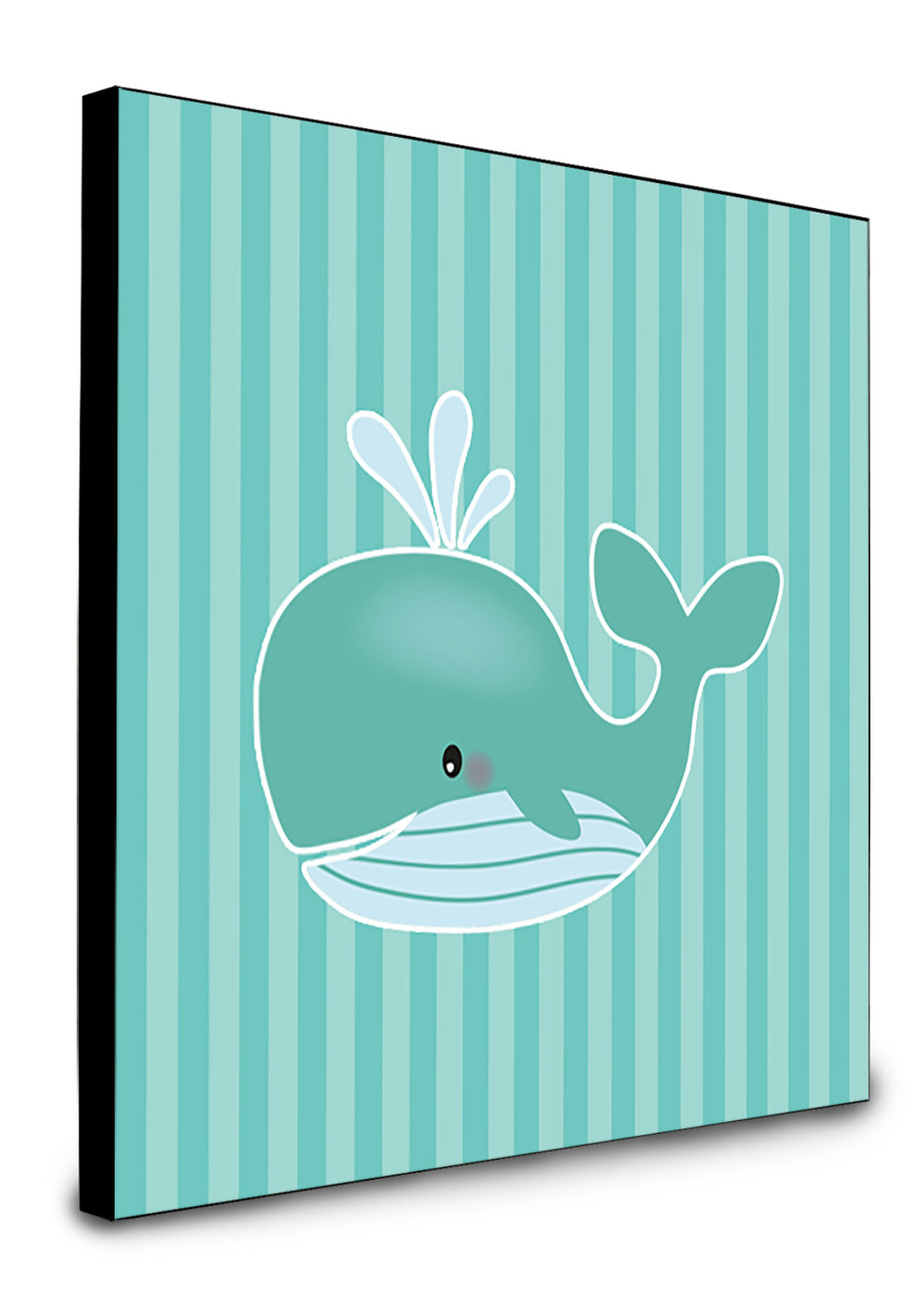 Harriet Bee Wisley Whale Artwork Wall Panel | Wayfair