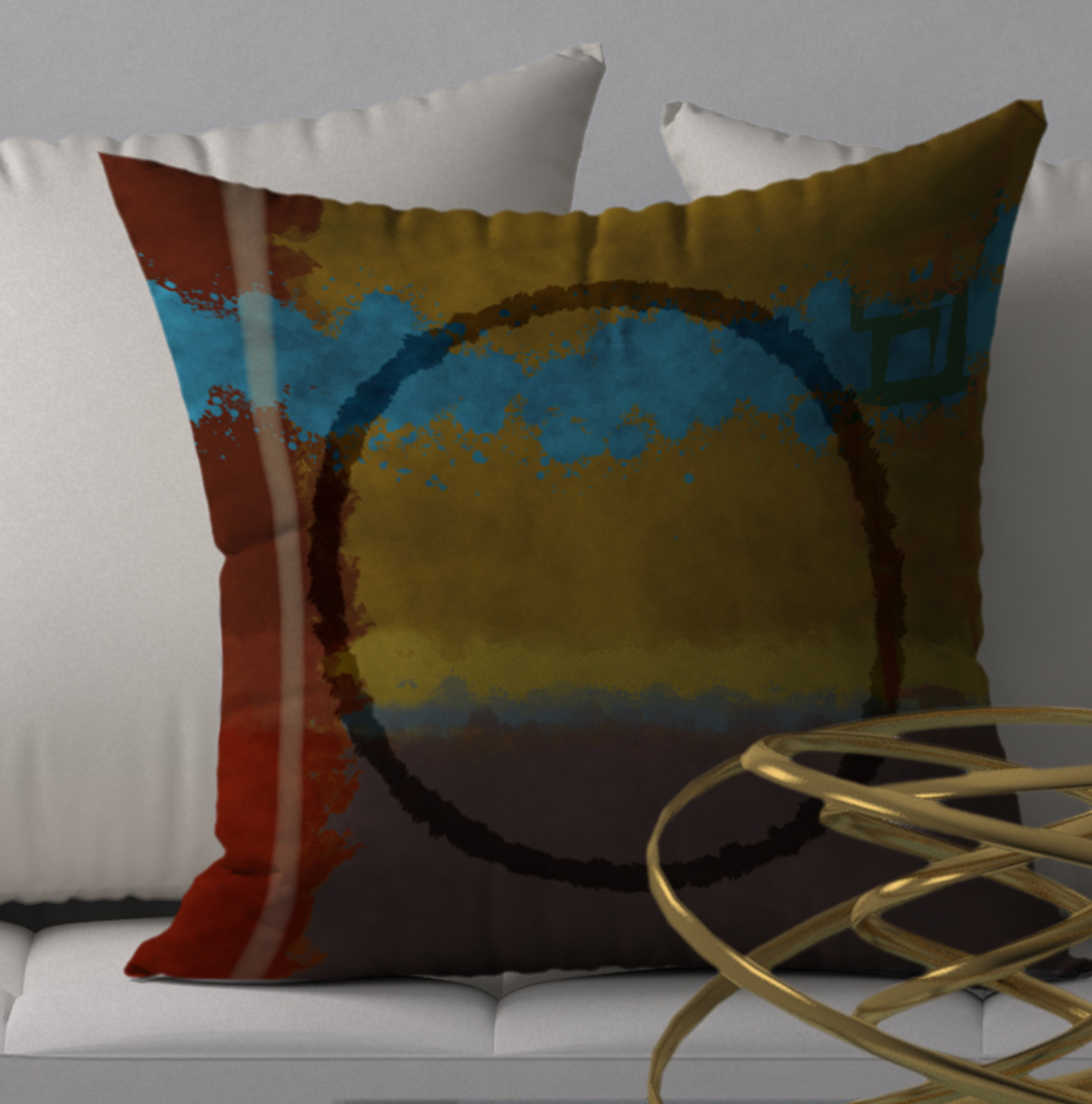 LeRoi Products Palatial Ace Square Pillow Cover & Insert | Wayfair