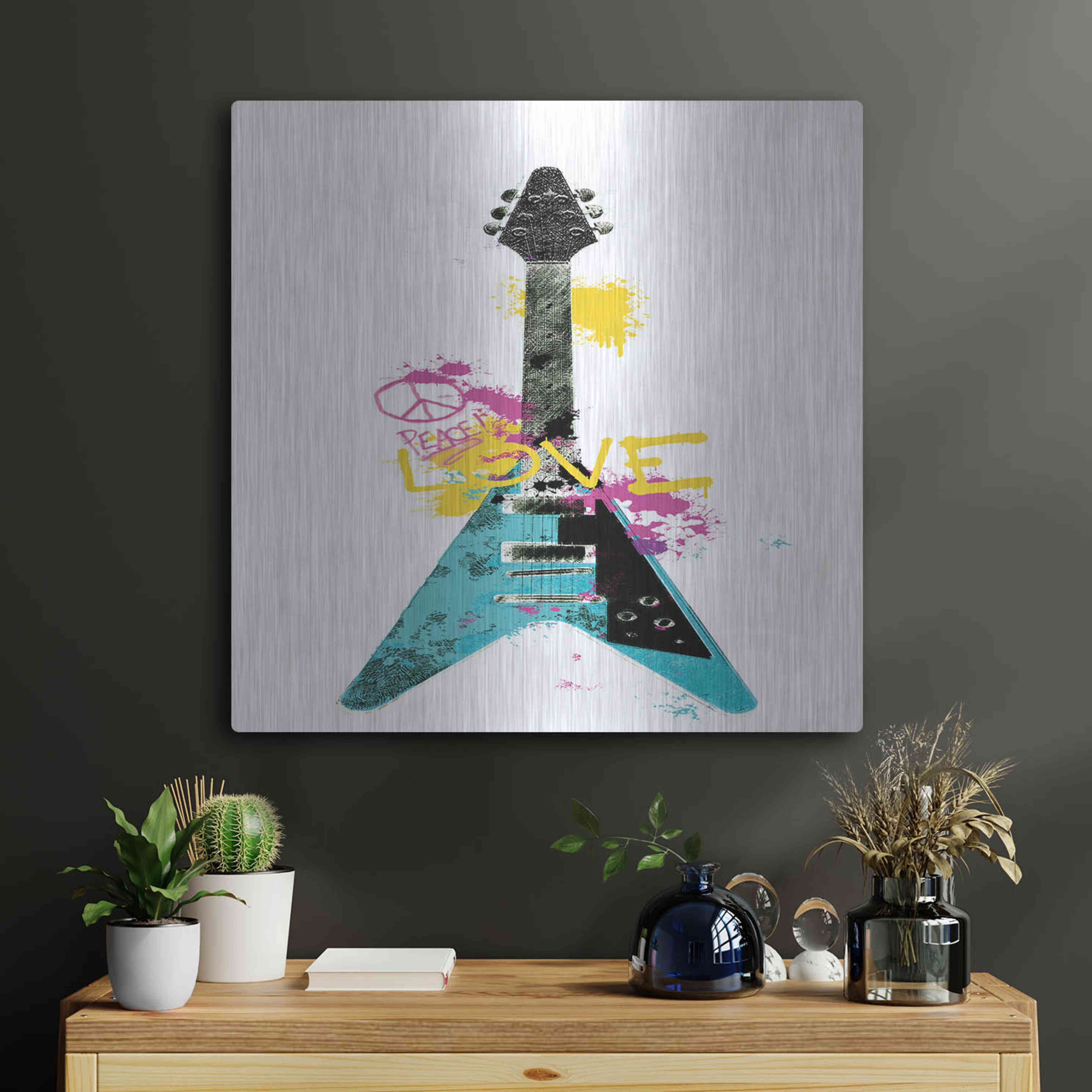 Winston Porter Garage Band III Graffiti' by Mike Schick, Metal Wall Art ...