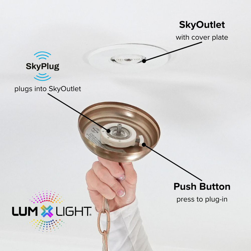 SKYX Platforms Bossier 8-Light 22.25” Wide Sputnik Chandelier | Wayfair