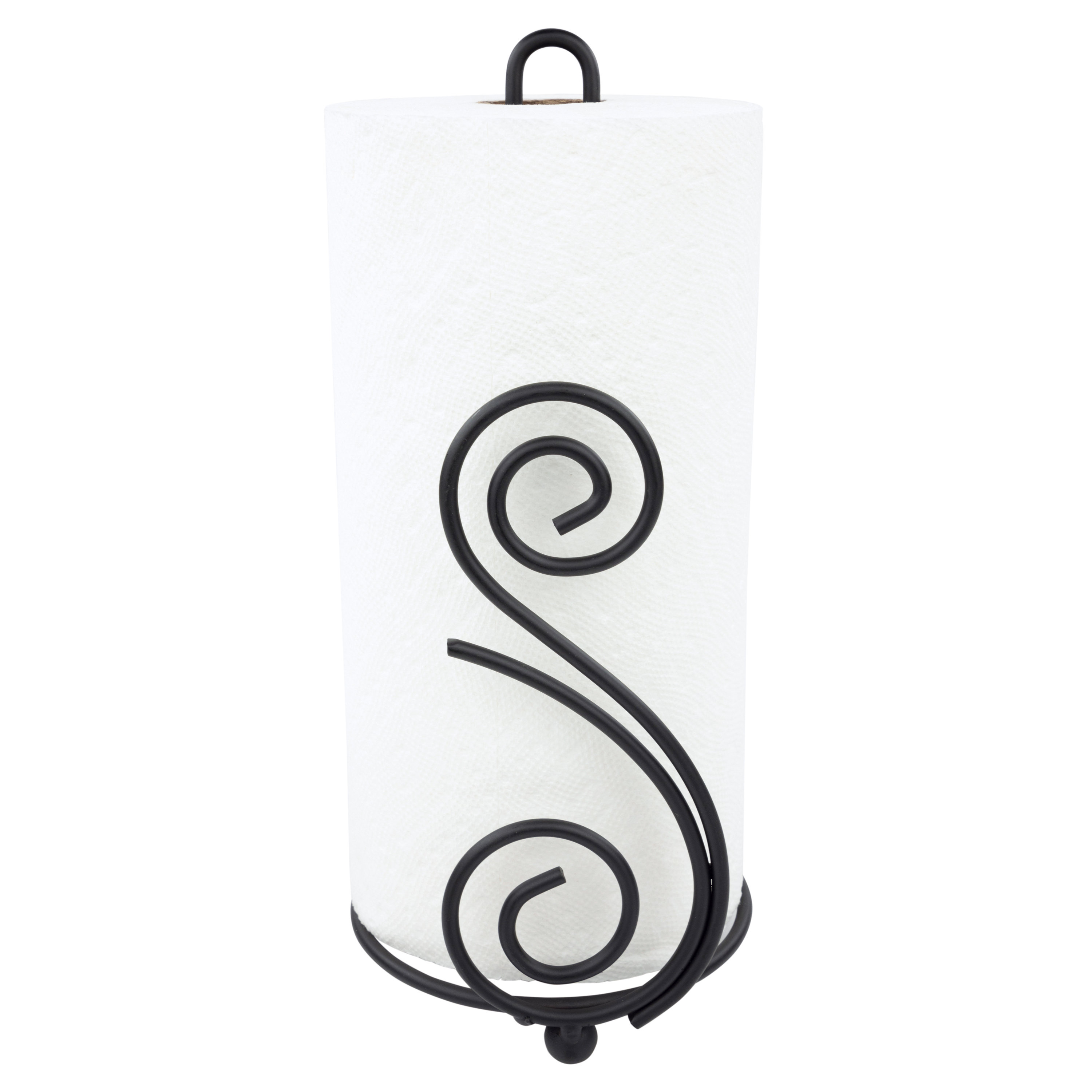 Red Barrel Studio® Scroll Deco Freestanding Paper Towel Holder ...