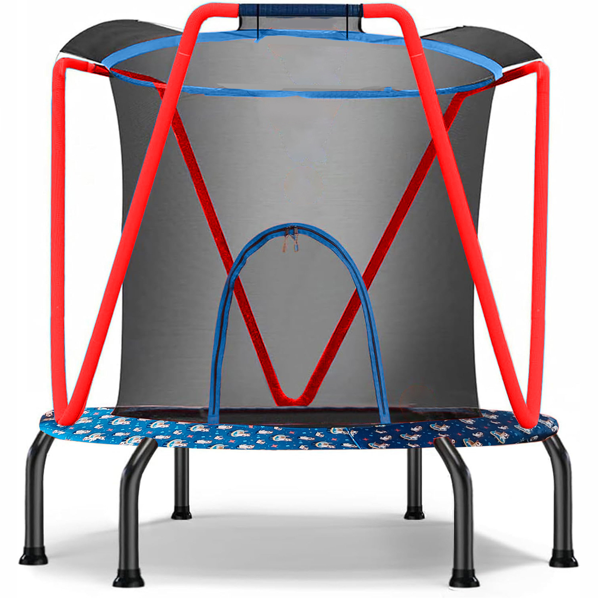 Ceballos 66'' Trampoline For Kids Toddler Indoor Outdoor Small ...