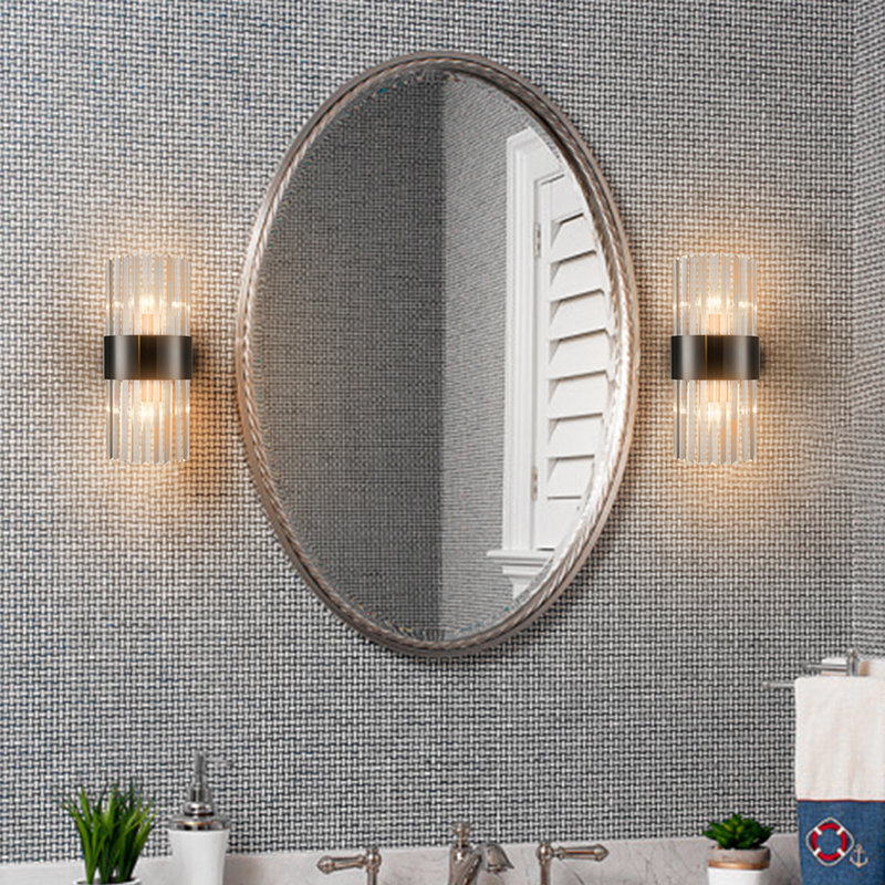 Mercer41 Gongora 4 - Light Dimmable Black Flush Mounted Sconce ...