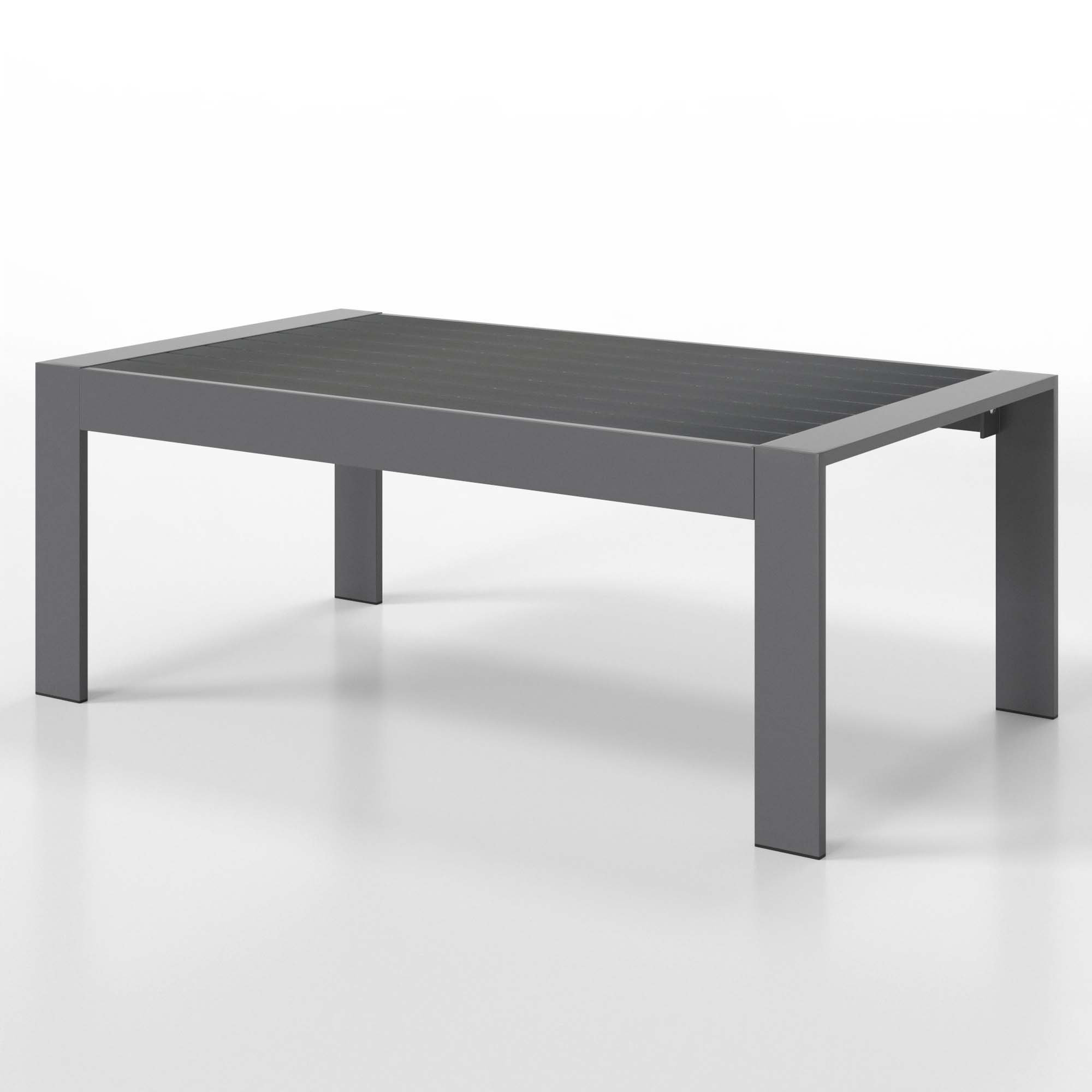 George Oliver All-Weather Aluminum Outdoor Coffee Table, Coffee Table ...