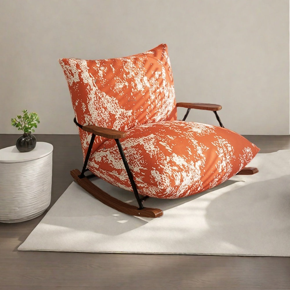 Elegant Home Furnishings.s Ergonomically designed anti-rollover rocking ...