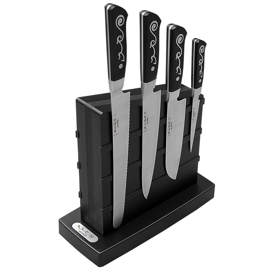 Master Grade I.O.Shen Master Grade 6 Strips Magnetic Knife Block, Knife ...