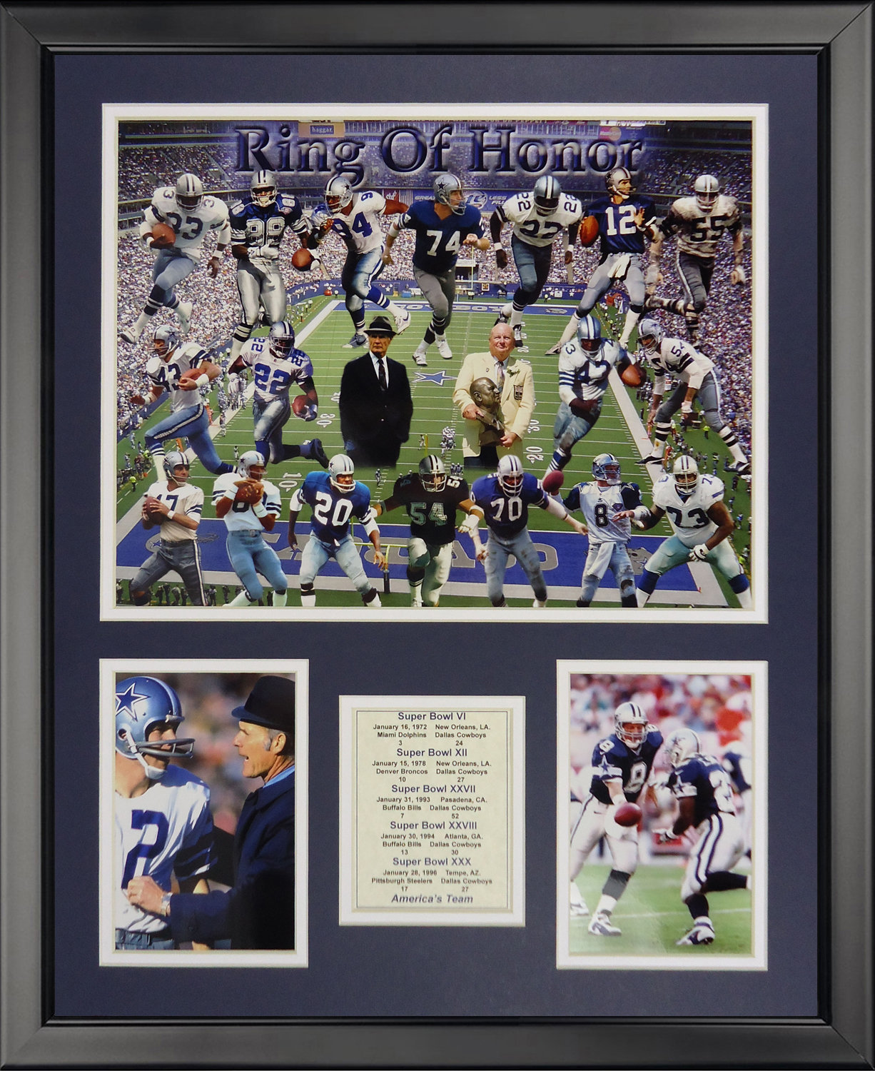 Legends Never Die NFL - Picture Frame Memorabilia Print on Paper | Wayfair