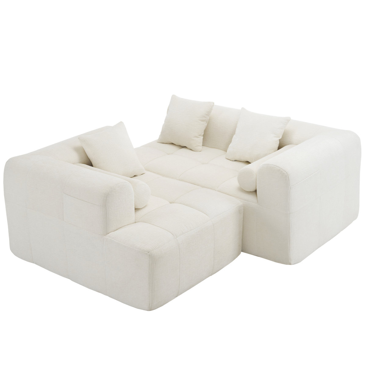 Wrought Studio™ 101.2" Sectional Sofa Full-Compressed Sofa Modular Sofa ...
