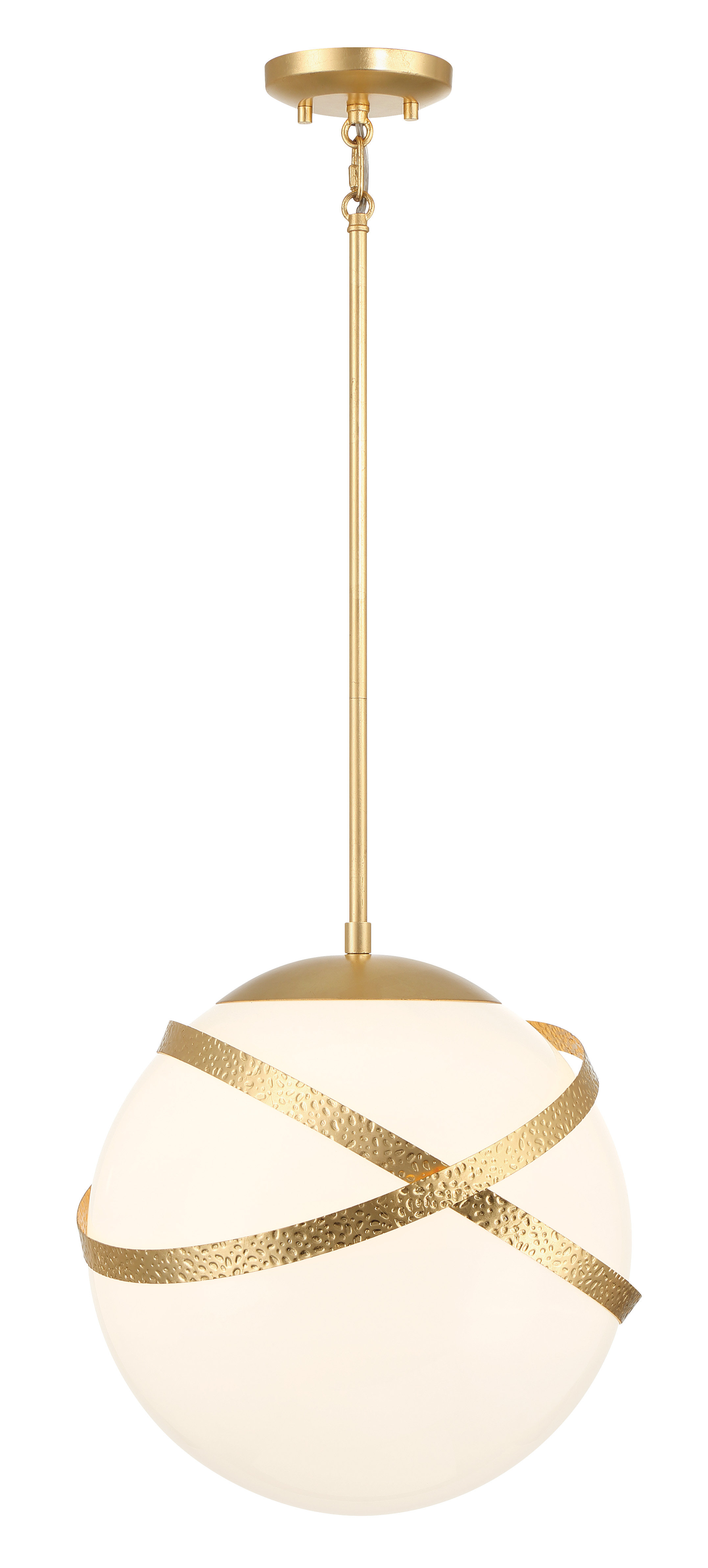 Everly Quinn Satasha - 1 Lt Pendant In Spring Gold Leaf Finish | Wayfair