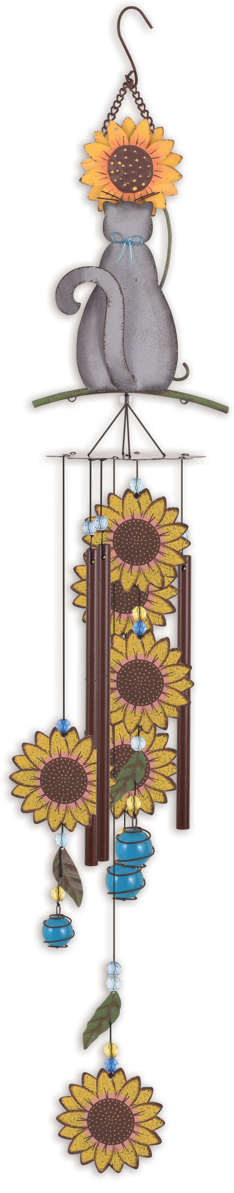 Arlmont & Co. Chartreux and Sunflower Chime | Wayfair