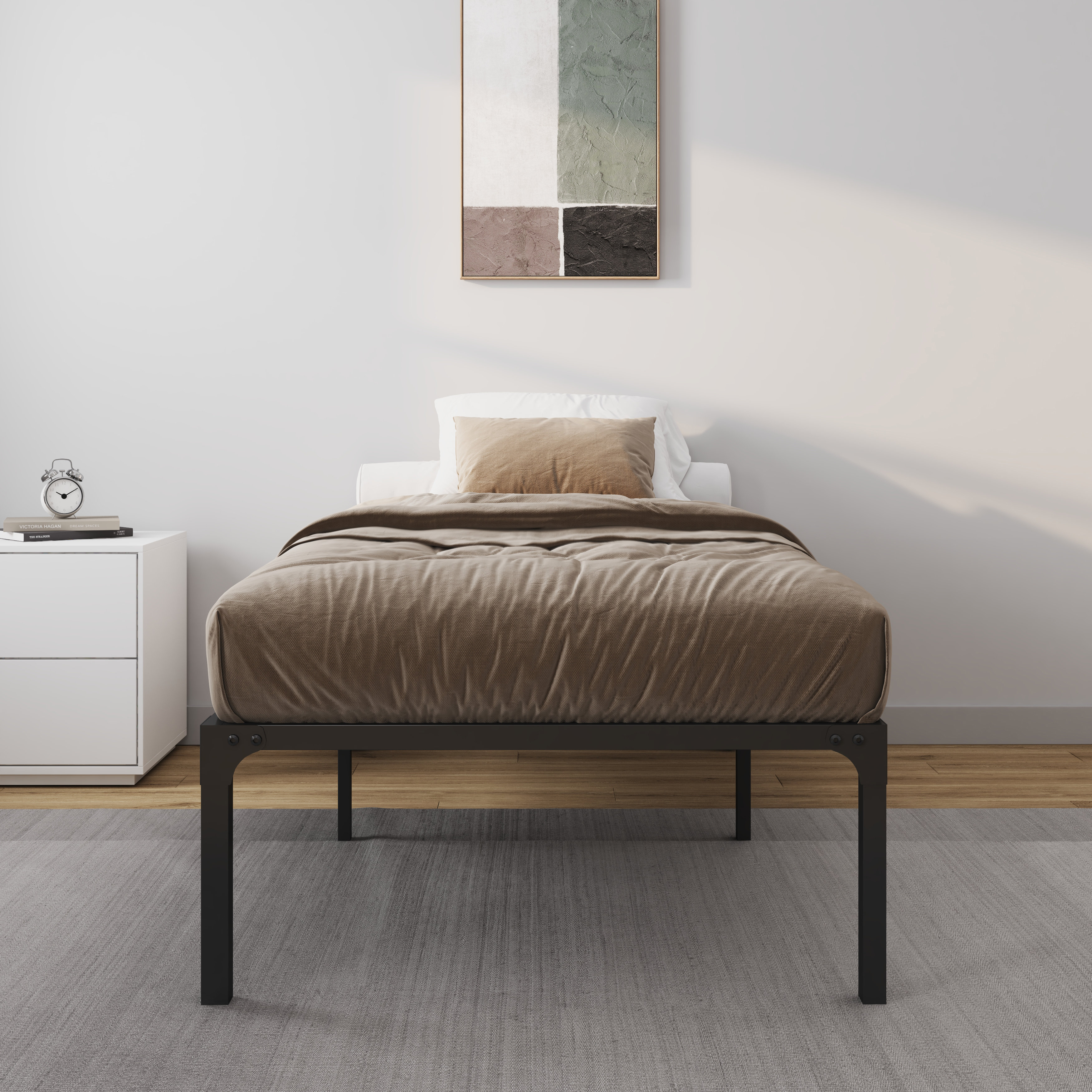 Nap Queen Zeta 16'' Metal Platform Bed | Wayfair