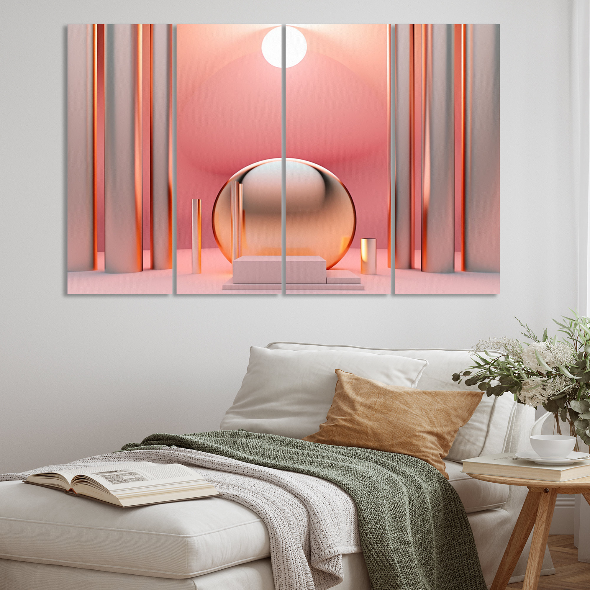 Wrought Studio Architecture Of The Future Pink And Gold II - Futuristic ...