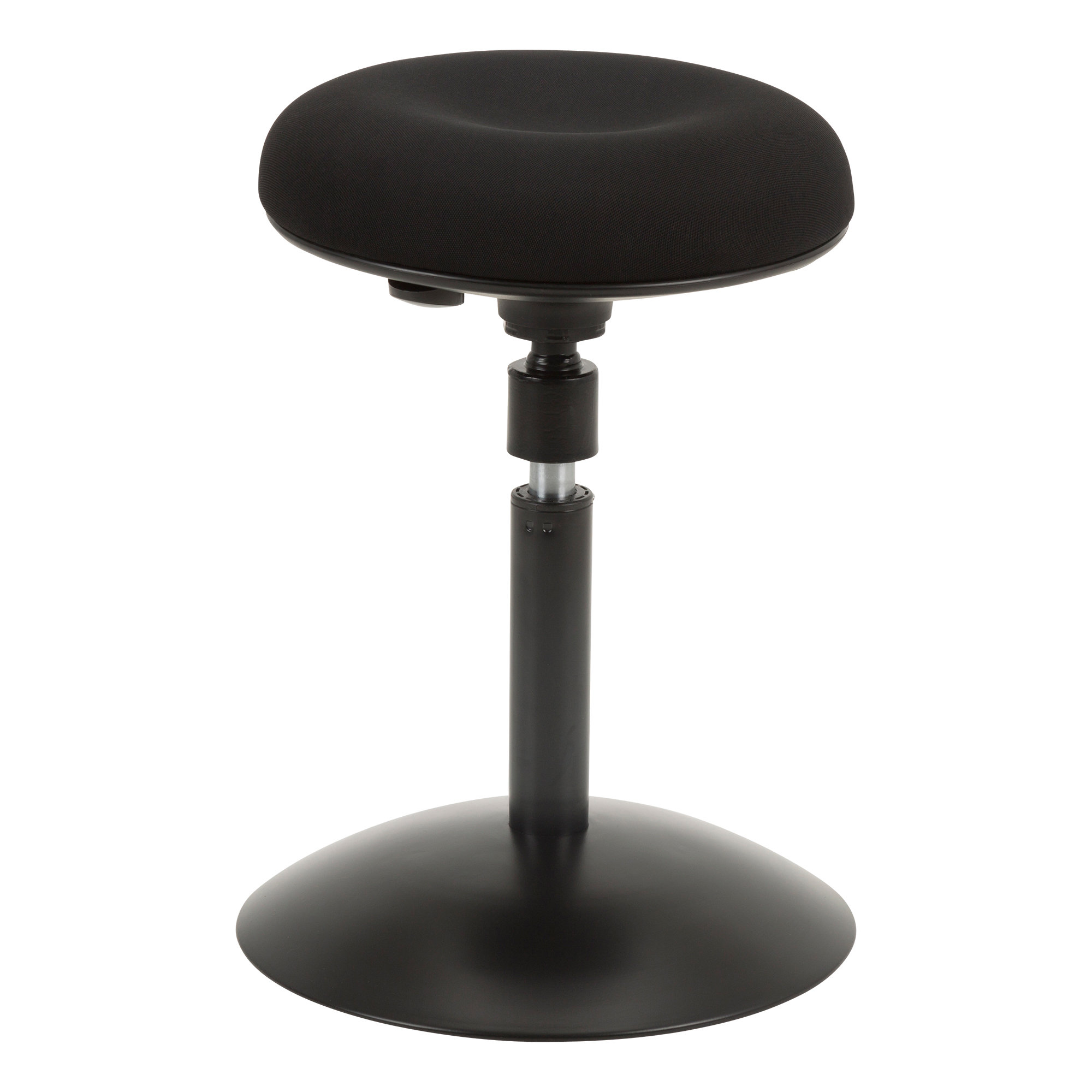 Symple Stuff Peggie Height-Adjustable Round Seat Sit to Standing Swivel ...