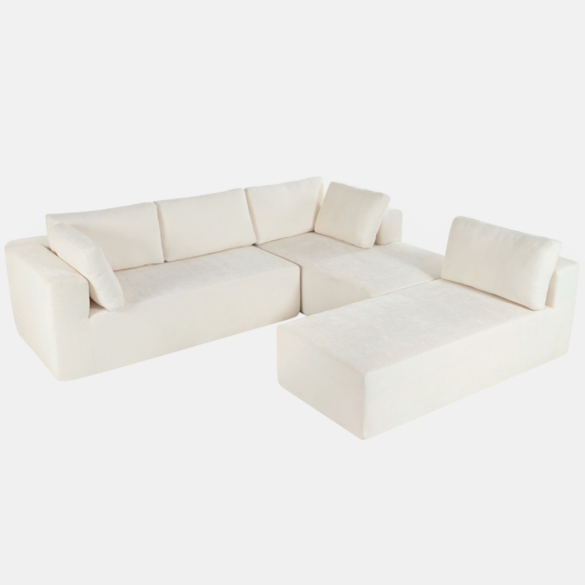 Orren Ellis Modern Large Modular Sectional Sofa For Living Room ...