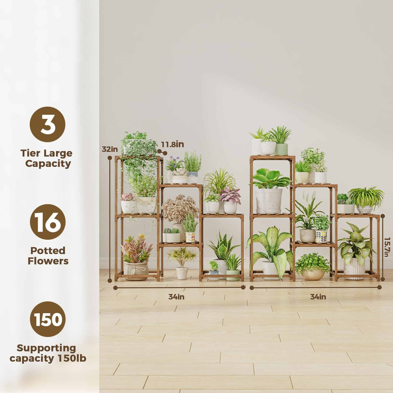 Arlmont & Co. Sliffe Plant Stand - Set of 2 - Wayfair Canada