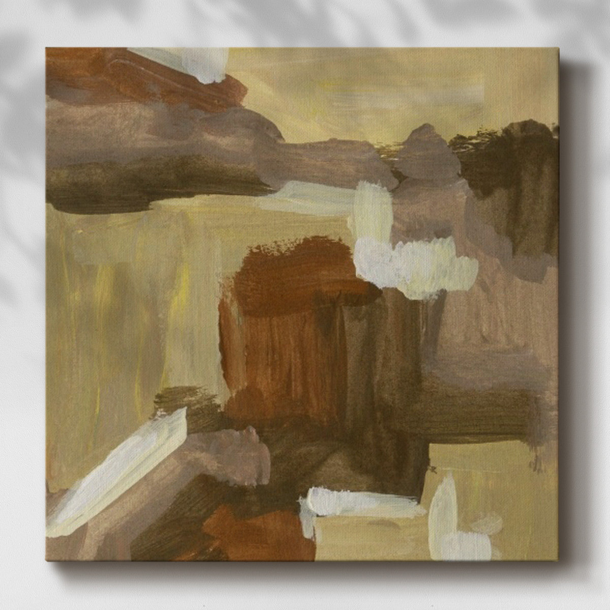 Wrought Studio™ Yellow Dawn III-Gallery Wrapped Canvas | Wayfair