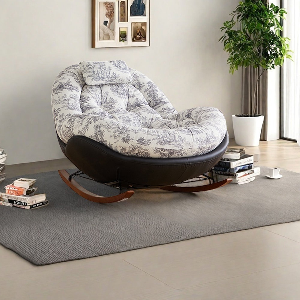 PPEDKS Ergonomic design minimalist rocking chair | Wayfair