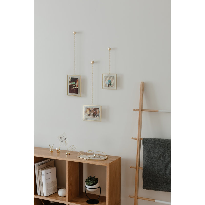 Ebern Designs Vandolis 3 Piece Matte Metal Gallery Wall Frame Set ...