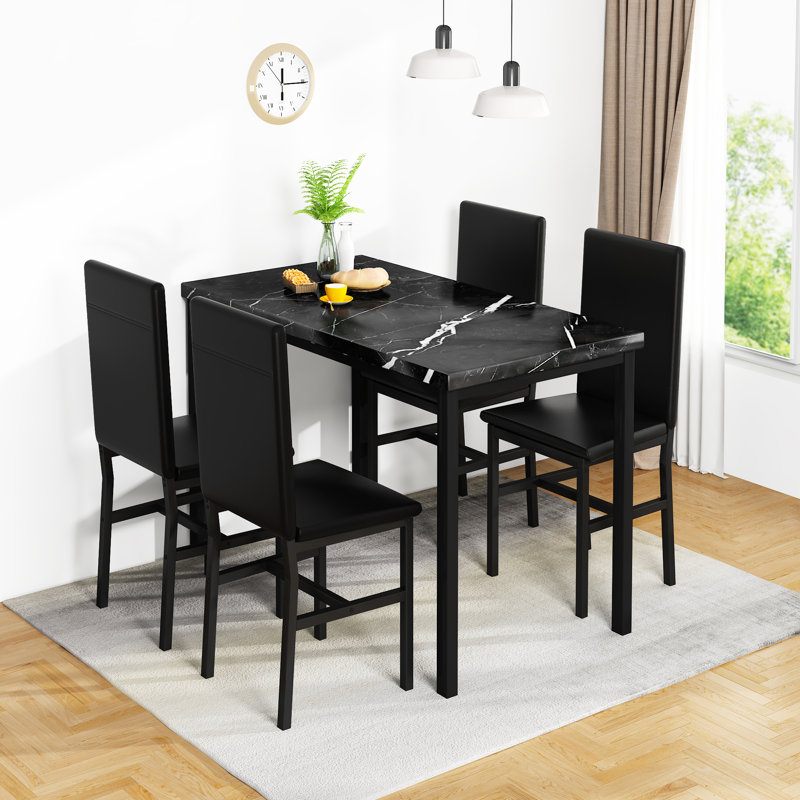 Zipcode Design™ Reuben 5 - Piece Dining Set & Reviews | Wayfair
