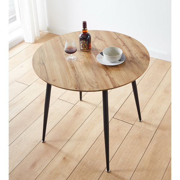 George Oliver Cullompton Round Dining Table (TAB901, 90Cm) With Light ...
