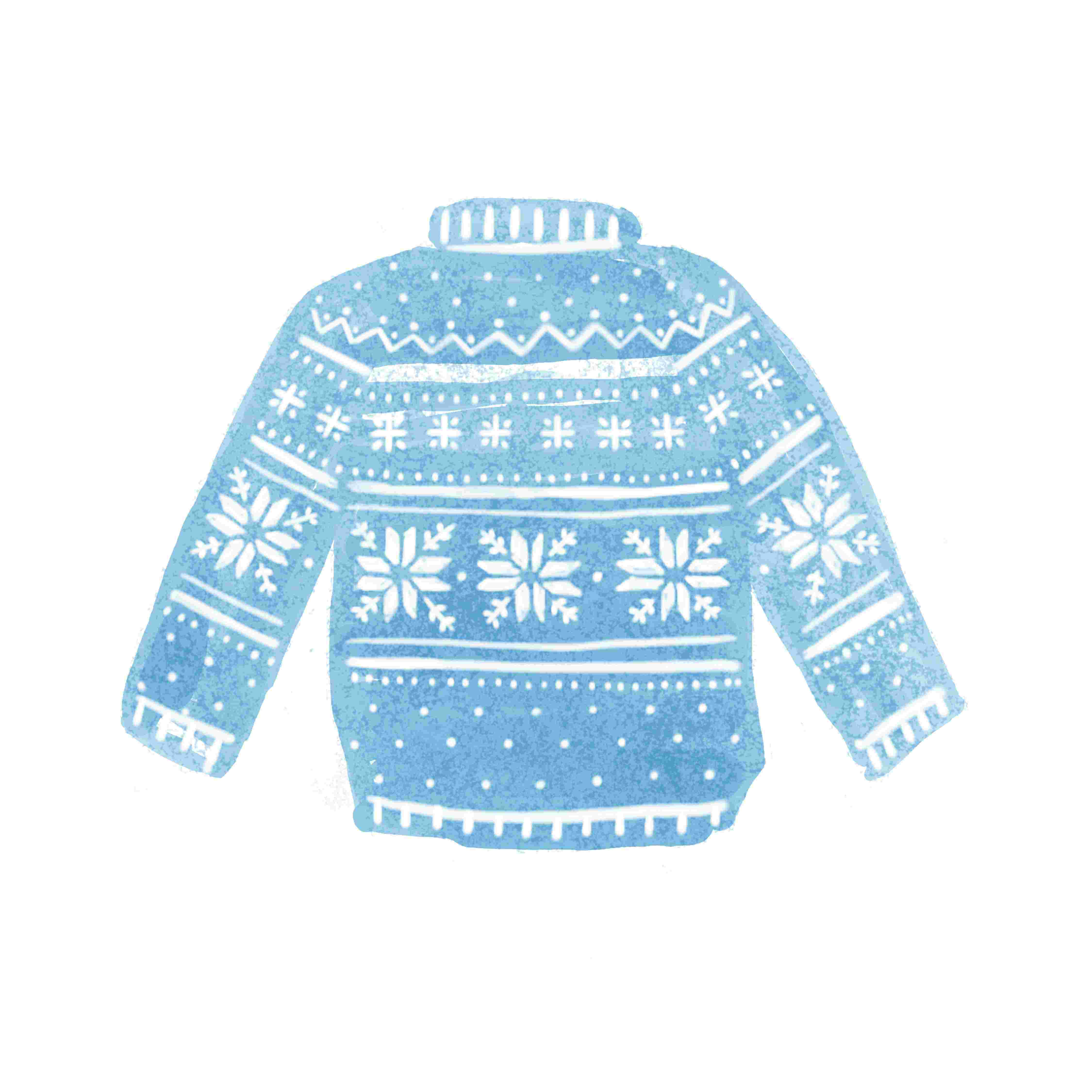 The Holiday Aisle® Blue Sweater - Wayfair Canada
