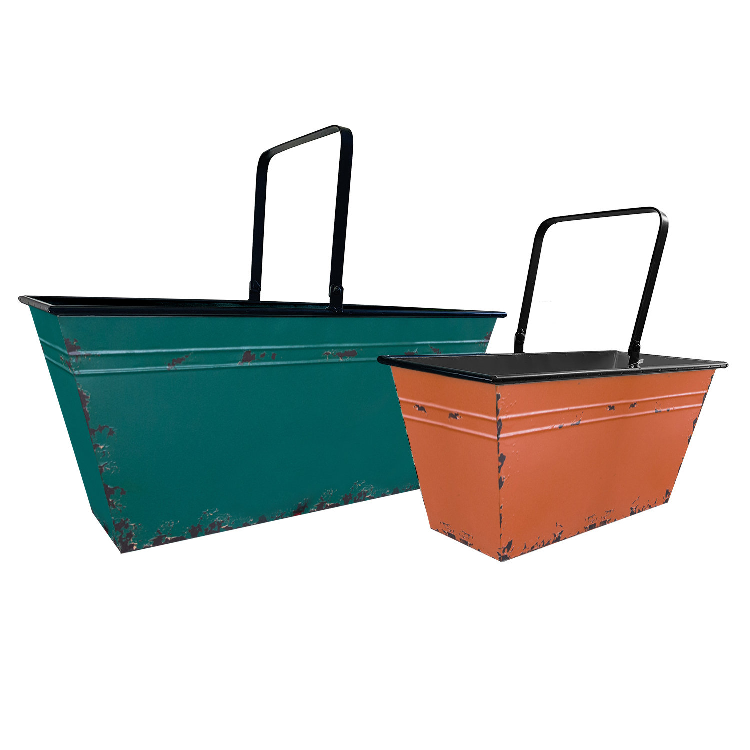 Rosalind Wheeler Gathering Harvest 2 Piece Metal Bucket Set - Wayfair ...