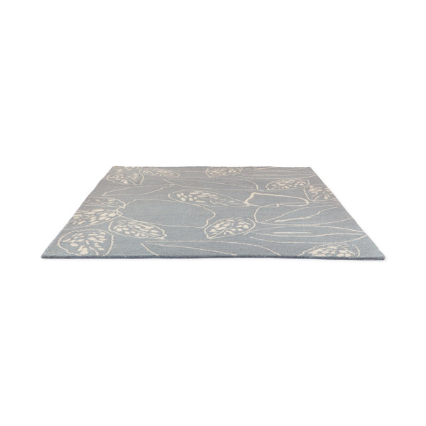 Scion Hand Tufted Wool Floral Area Rug in Gray | Perigold