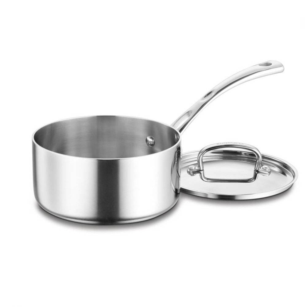 Cuisinart FRENCH CLASSIC TRI-PLY STAINLESS COOKWARE 2 Qt. Saucepan W ...