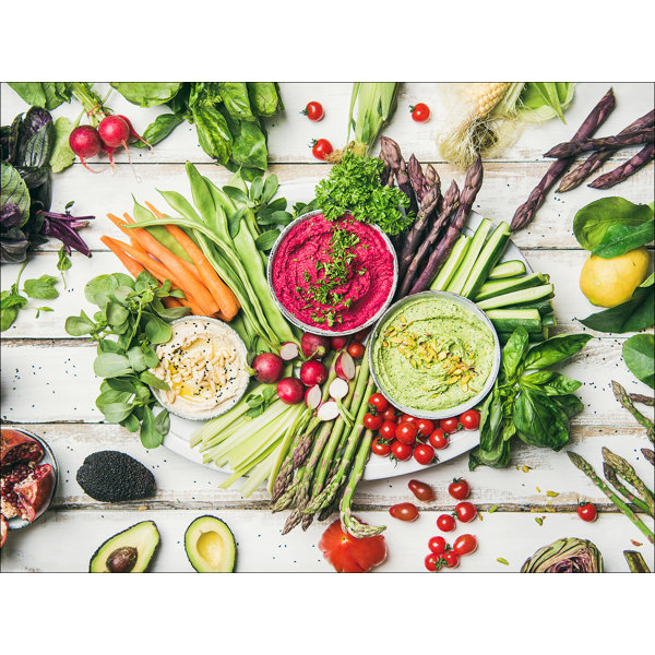 August Grove Vegetable Cuisine II - No Frame Art Prints on Float Glass ...