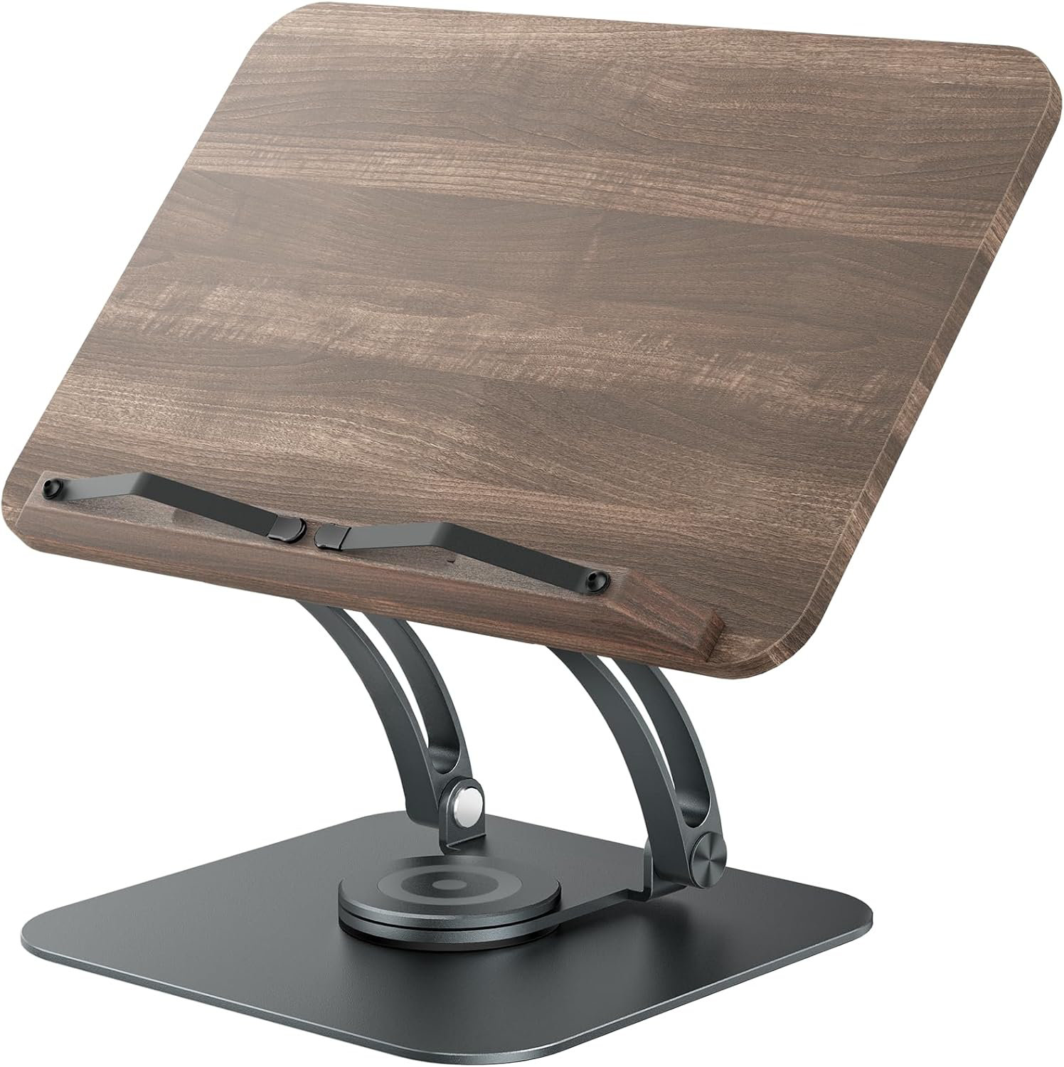 XIANGXIELISHE Book Stand For Reading, Adjustable Book Holder With 360° Swivel Base, Foldable ...