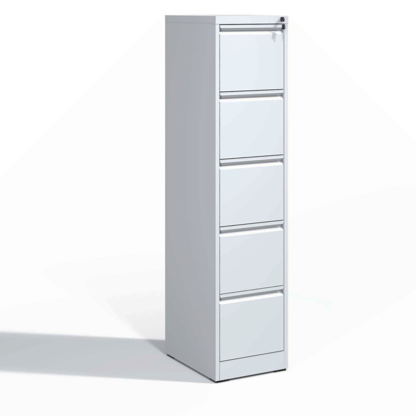Inbox Zero Metal Vertical File Cabinet With Lock Office Home Steel ...