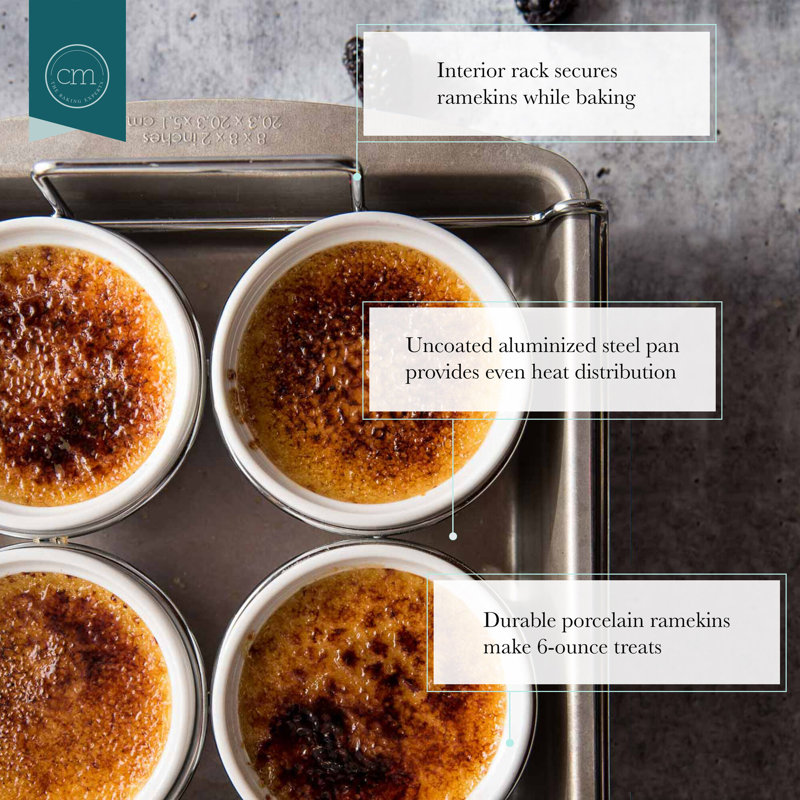 Chicago Metallic Professional Crème Brulee Set & Reviews | Wayfair